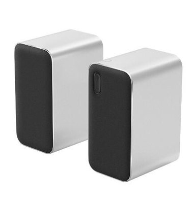 Mi Bluetooth Stereo Wireless Bookshelf Speakers Aux LED Indicator 12W 2.4GHz For PC / Tablet