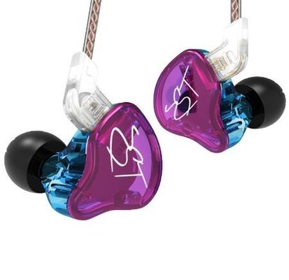 Dual Driver Ear Hook Headphones Detachable Cable Audio Monitors 106dB Sensitivity
