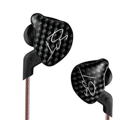 20 - 40000Hz Dynamic Driver Earphones , Music Noise Isolating Earphones