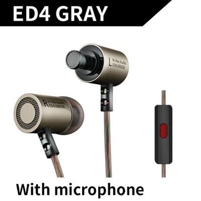 Los auriculares internos teléfono móvil/MP4 con el micrófono Metal los conectores del estéreo 3.5m m