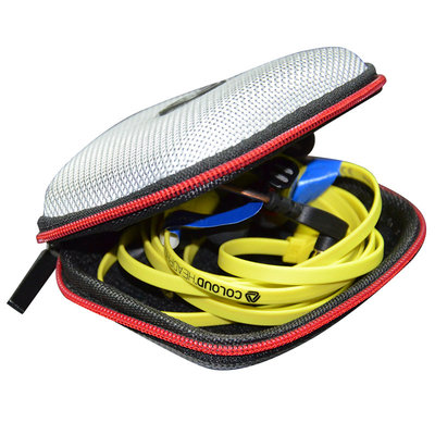 Earphones Data Cables Headphone Jack Accessories , EVA Hard Earphone Storage Bag