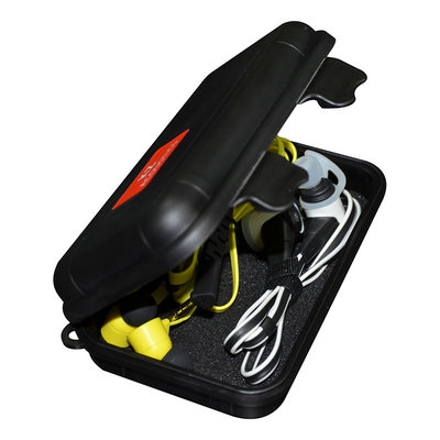 PP Hard Case Bluetooth Earphone Accessories Headset Storage Box Black Color
