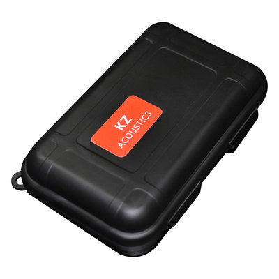 PP Hard Case Bluetooth Earphone Accessories Headset Storage Box Black Color
