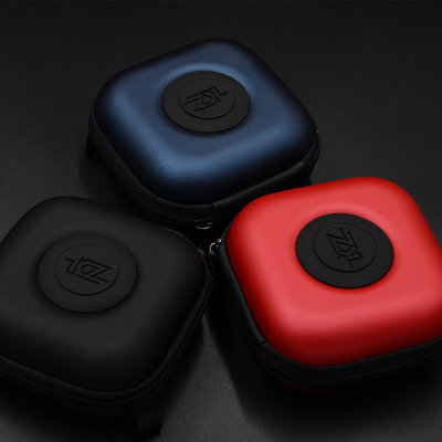 85 * 85 * 40mm Headphone Hard Case , KZ PU Bluetooth Headphones Accessories
