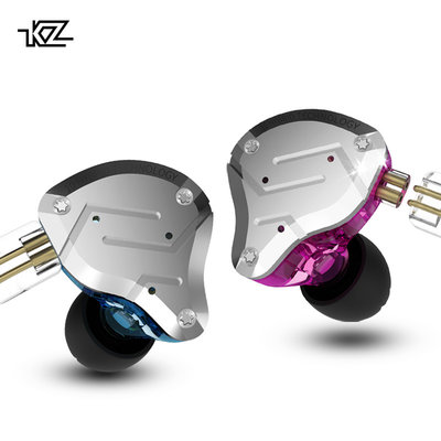 Metal 4BA 1DD Hybrid Ear Hook Headphones 10 Units HIFI Bass Port Noise Cancelling