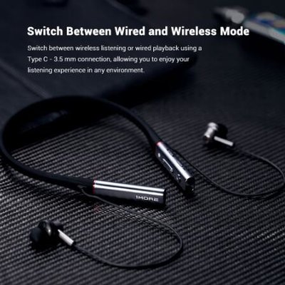 BT ANC In Ear Bluetooth Neckband Earphones With Active Noise Cancellation ENC