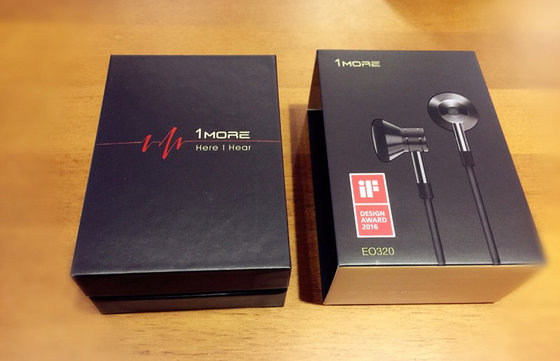 1MORE EO320 Piston In Ear Earphones For Android / IOS Mobile Phones 1.25m Line
