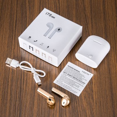 Durable I7s TWS Bluetooth Earphone With Mic 60mah Battery Capacity Colored