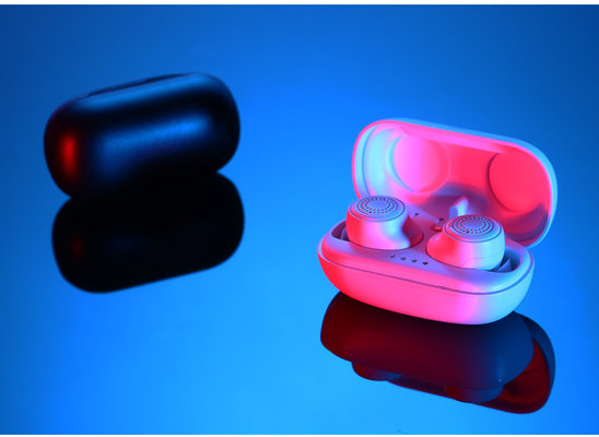 2.5 - 3 Hours Music True Wireless Bluetooth Earbuds , In Ear No Wire Headphones