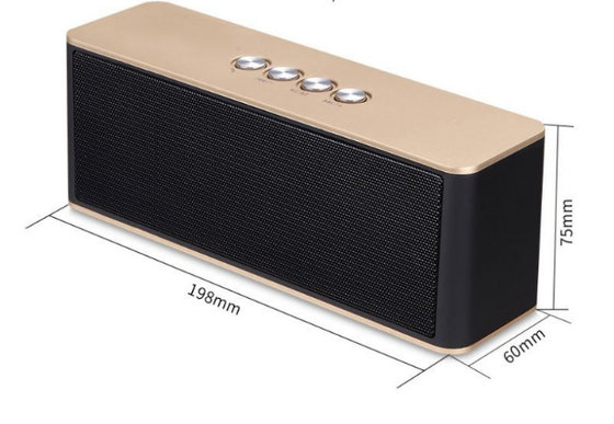 S9 Wireless Metal Bluetooth Speaker , Portable TWS Interconnected Heavy Bass Speakers