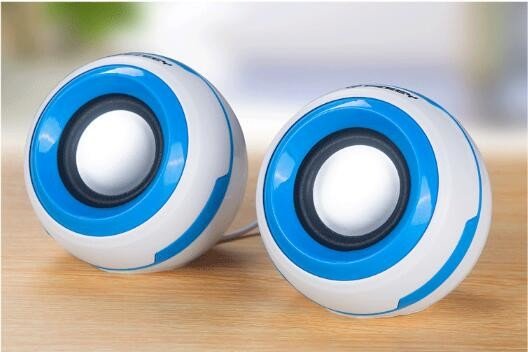 Mini Subwoofer Wireless Bookshelf Speakers With 3.5MM Audio Socket Volume Control