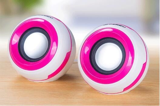 Mini Subwoofer Wireless Bookshelf Speakers With 3.5MM Audio Socket Volume Control