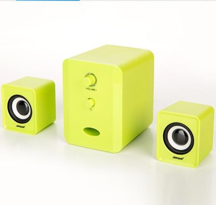 SADA D - 201 3.5mm Wireless Bookshelf Speakers HiFi Stereo Loudspeaker For Computer