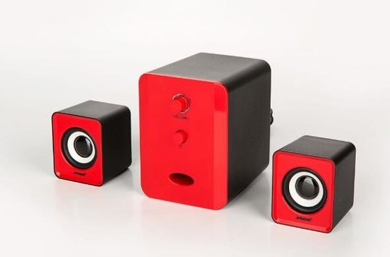 SADA D - 201 3.5mm Wireless Bookshelf Speakers HiFi Stereo Loudspeaker For Computer