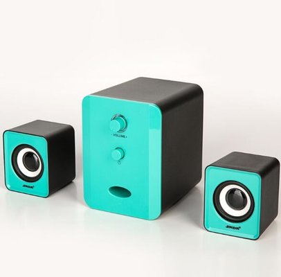 SADA D - 201 3.5mm Wireless Bookshelf Speakers HiFi Stereo Loudspeaker For Computer