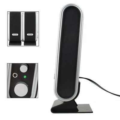 3W * 2 USB2.0 Power 3.5mm Wireless Bookshelf Speakers With Ear Jack / Microphone