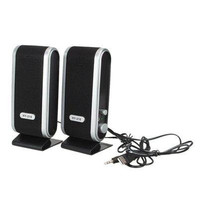 3W * 2 USB2.0 Power 3.5mm Wireless Bookshelf Speakers With Ear Jack / Microphone