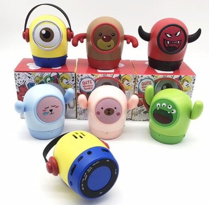 Minions JYWT Creative Bluetooth Speakers Hands Free MP3 Player MIC TF USB Toy
