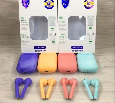 Rechargeable Bluetooth Noise Cancelling Headphones , 400mAh 3h Play Wireless Cordless Earbuds