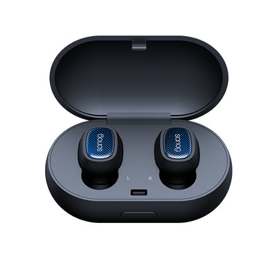 HiFi 4D Stereo TWS Bluetooth Earphone IPX5 Waterproof Black / Blue Color