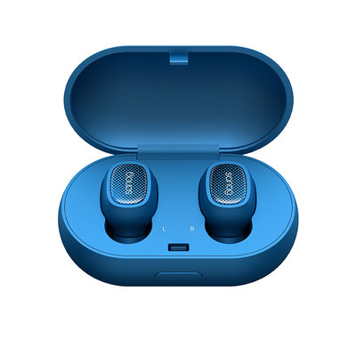 HiFi 4D Stereo TWS Bluetooth Earphone IPX5 Waterproof Black / Blue Color