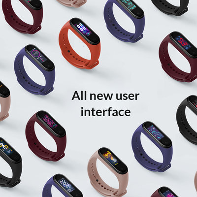 135mAh Waterproof Wireless Surveillance Cameras , Color Screen Smart Bluetooth Sports Activity Bracelet