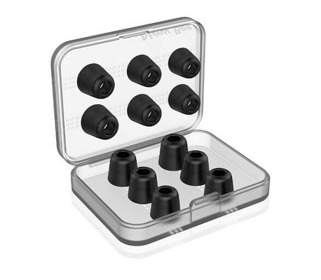 Ruido que aísla extremidades del oído del silicio de la espuma de la memoria de Comfortble de los accesorios del auricular de Bluetooth