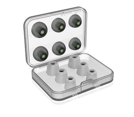 Ruido que aísla extremidades del oído del silicio de la espuma de la memoria de Comfortble de los accesorios del auricular de Bluetooth