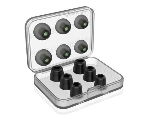 Ruido que aísla extremidades del oído del silicio de la espuma de la memoria de Comfortble de los accesorios del auricular de Bluetooth