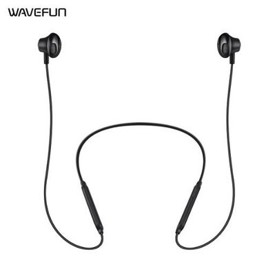 15Hrs Talking Time Bluetooth Neckband Earphones IPX5 Waterproof Wavefun Flex 2