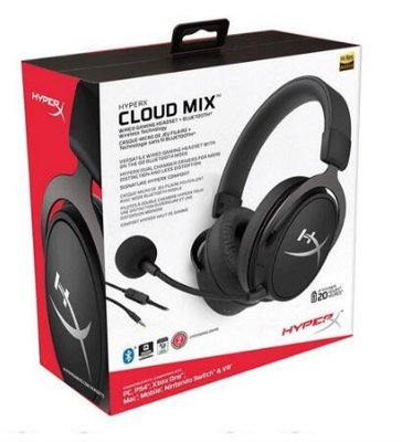 10-40000Hz sobre las auriculares principales del juego del cable de la MEZCLA de la nube de Kingston HyperX de los auriculares