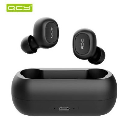 Dual Microphone Bluetooth Headphone , 3D Stereo Wireless Earphone QCY QS1 TWS 5.0
