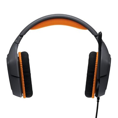 90dB Around Ear Headphones Logitech G231 Prodigy With Folding Unidirectional Mic Lay Flat Earpieces