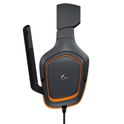 90dB Around Ear Headphones Logitech G231 Prodigy With Folding Unidirectional Mic Lay Flat Earpieces