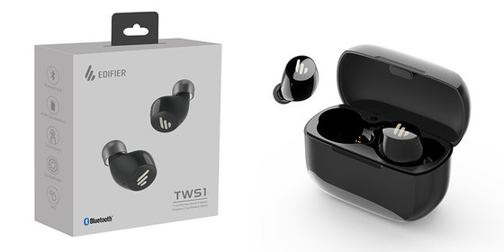 EDIFIER TWS1 Bluetooth Phone Earbuds V5.0 AptX Touch Control IPX5 Ergonomic Design