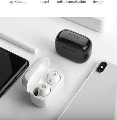 EDIFIER TWS1 Bluetooth Phone Earbuds V5.0 AptX Touch Control IPX5 Ergonomic Design