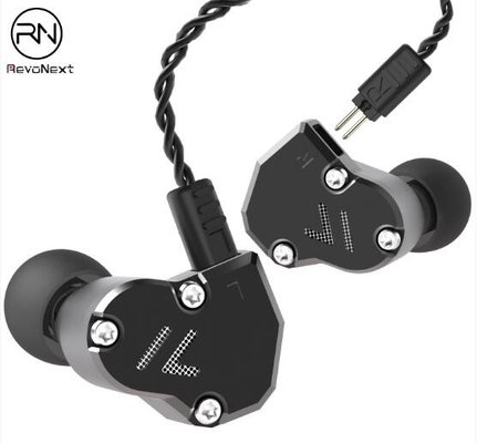 Noise Isolating Headphone In Ear 2DD 1BA Banlanced Armature With Dynamic Metal Shell