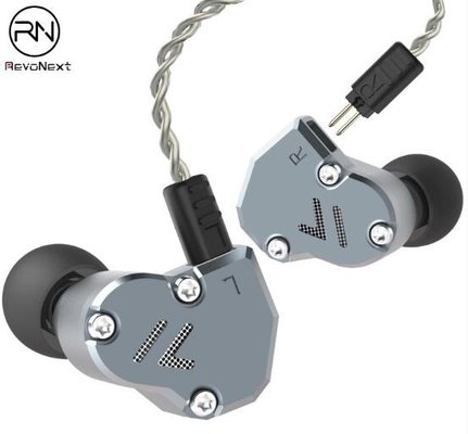 Noise Isolating Headphone In Ear 2DD 1BA Banlanced Armature With Dynamic Metal Shell