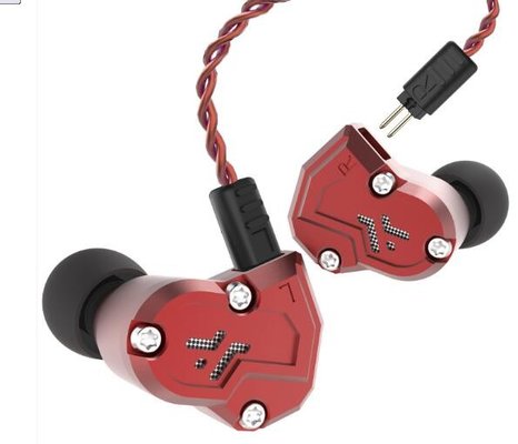 4 Dynamic Hybrid In Ear Earphones HIFI DJ Monitor RevoNext QT3S Quad Drivers