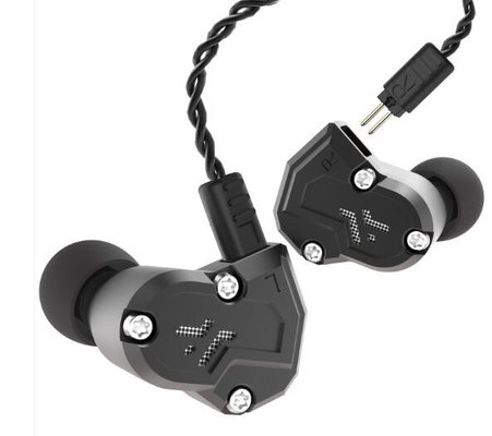 4 Dynamic Hybrid In Ear Earphones HIFI DJ Monitor RevoNext QT3S Quad Drivers