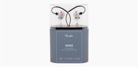 Fender IEM NINE In Ear Earphone Sleekly constructed and jam-packed with lifelike sound