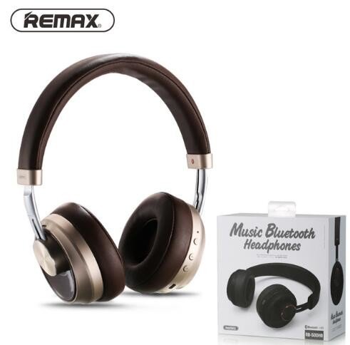 500HB Bluetooth V4.1 Over The Head Headphones Remote Control Powerful 3D Sound