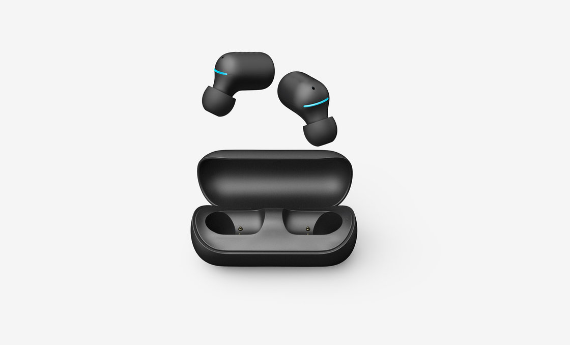 A2R Business Cordless Bluetooth Earbuds , Touse Sensor Iphone Wireless Earphones