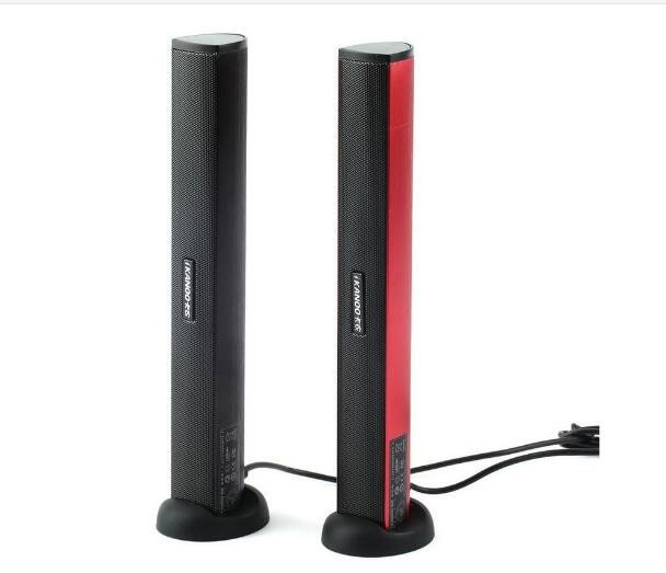 Audio Soundbar Portable Stereo Speakers , Powered Bookshelf Speakers For PC / Notebook