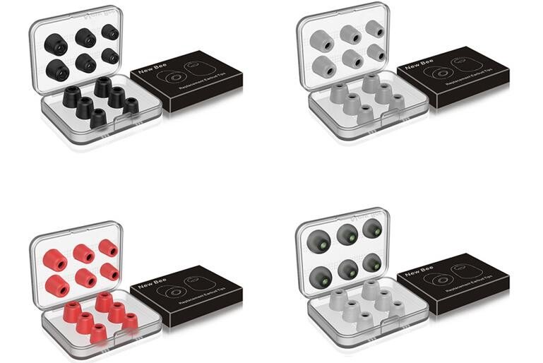 Ruido que aísla extremidades del oído del silicio de la espuma de la memoria de Comfortble de los accesorios del auricular de Bluetooth