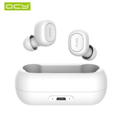 Dual Microphone Bluetooth Headphone , 3D Stereo Wireless Earphone QCY QS1 TWS 5.0