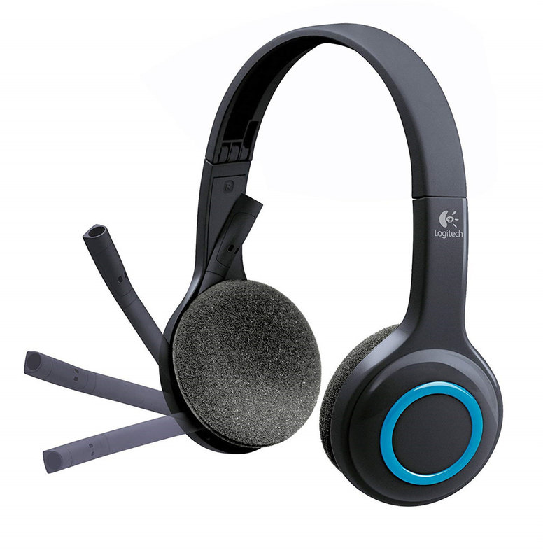 Wireless Headset Over The Head Headphones Logitech H600 With Noise Canceling MIC Nano