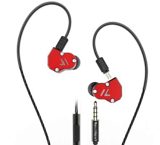 Digital In Ear Earphones RevoNext QT2 Bass Sub Woofer Earbud HIFI DJ Monitor