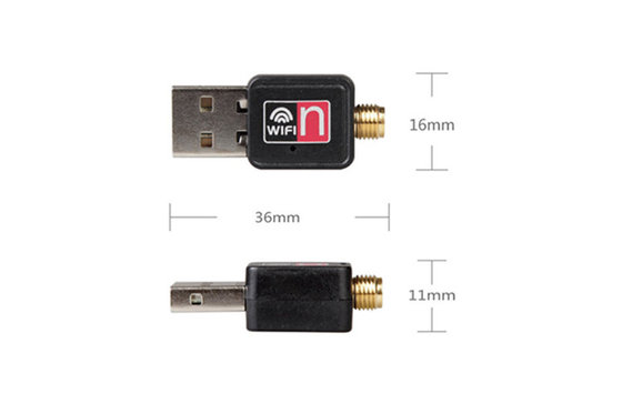 adaptador del chipset 150Mbps USB WiFi de 802.11N Ralink RT5370 con la antena de 2dBi SMA
