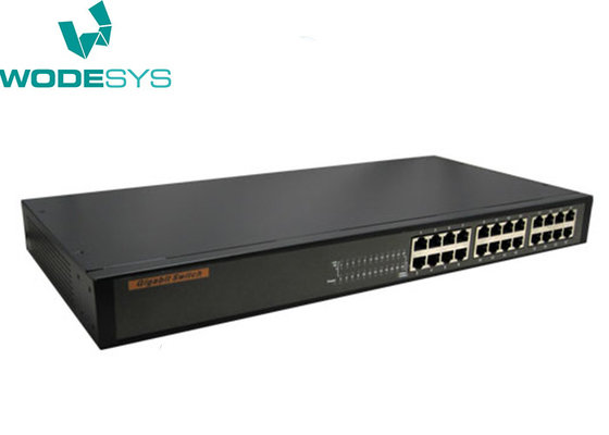 Rackmount 24 Port Gigabit Network Switch , Gigabit Lan Desktop Network Switch